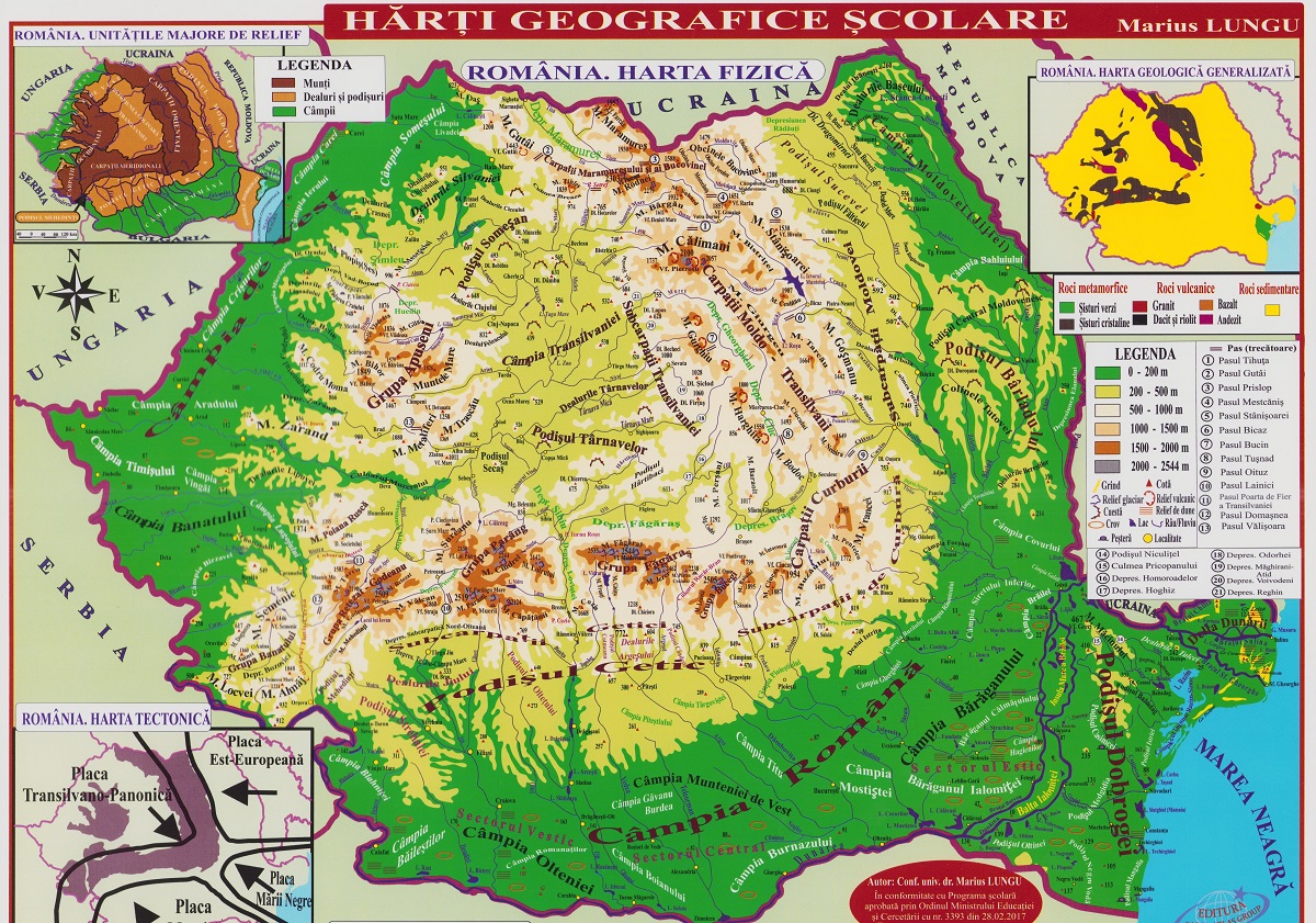Harta Romaniei A3 PDF | Carte PDF - Citești instant