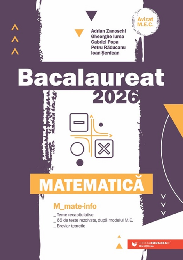 Bacalaureat 2026. Matematica M: Mate-info PDF | Carte PDF - Citești instant